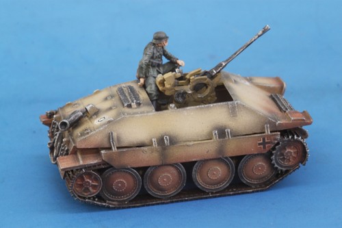 1:72 Panzer tank Flakpanzer 38 (t) Hetzer WH gebaut built and painted ...