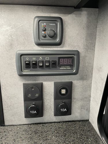 Sargent 12v Power Control Management Panel for camper van, camper ...