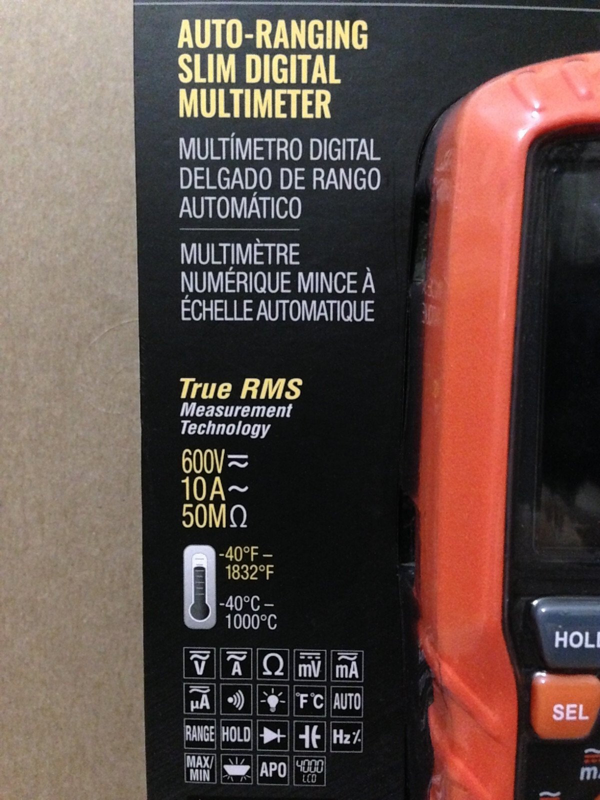 Klein Tools MM600 1000V Auto Ranging Digital Multimeter for sale online ...