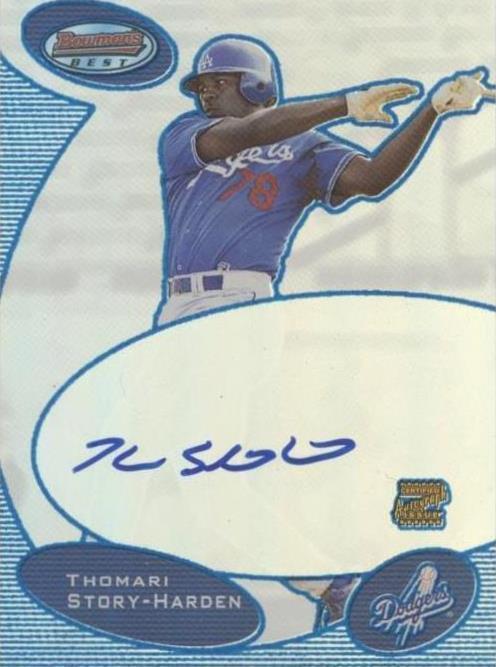2003 Bowman's Best - Thomari Story-Harden #BB-TSH Blue (AU, RC) for ...