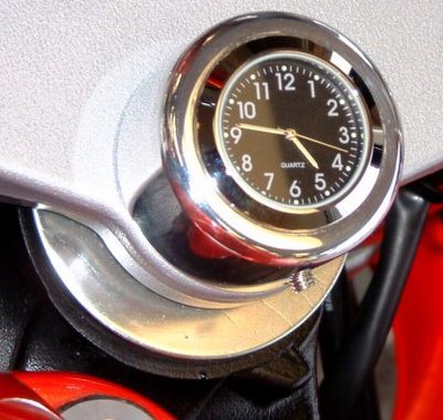 New British Made Honda Yamaha Triumph Etc. Motorcycle Stem Nut Clock | eBay