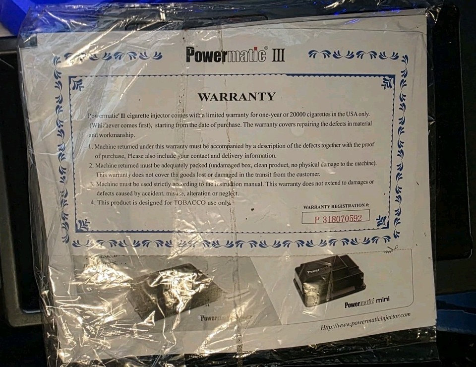 PowerMatic III 3+ Electric Cigarette Maker Machine Tube Injector King ...