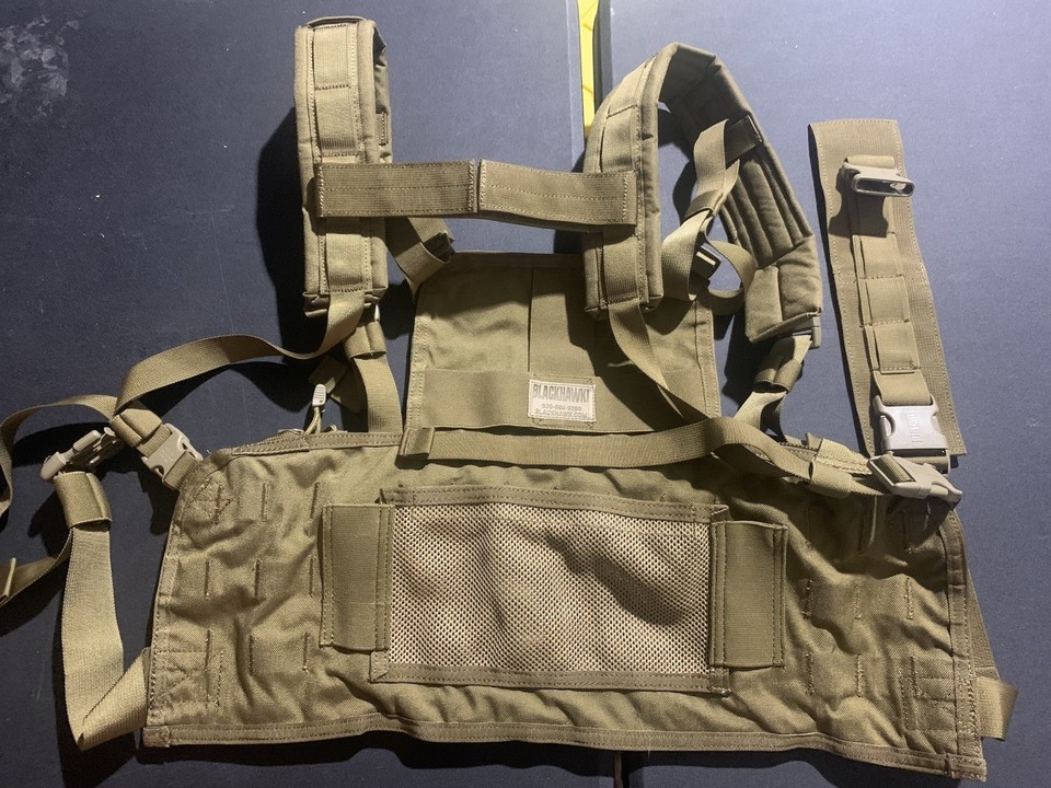 Blackhawk Rhodesian Recon Enhanced Commando Chest Rig Coyote New | eBay
