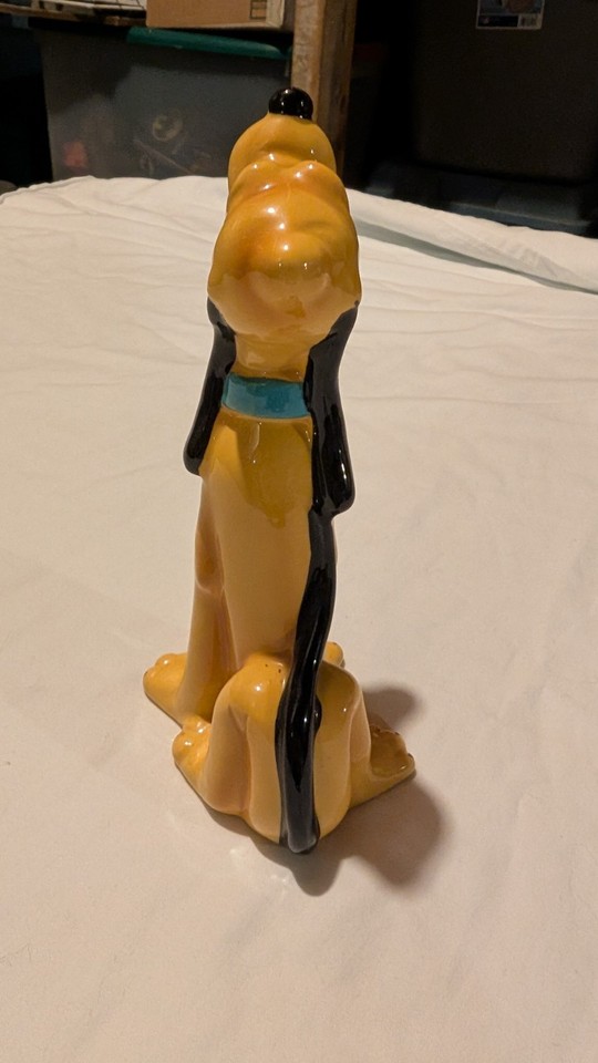 Vintage Disney Ceramic PLUTO Dog Figurine Japan Walt Disney Productions ...