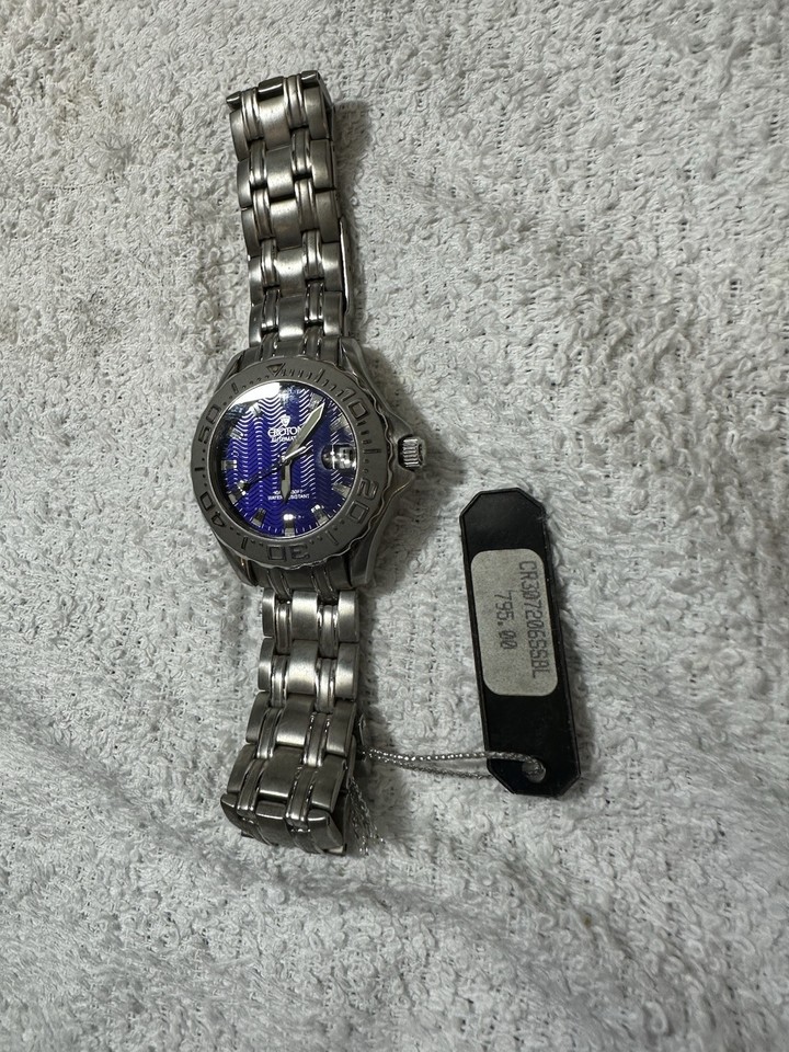 croton sapphire, crystal Swiss automatic watch | eBay