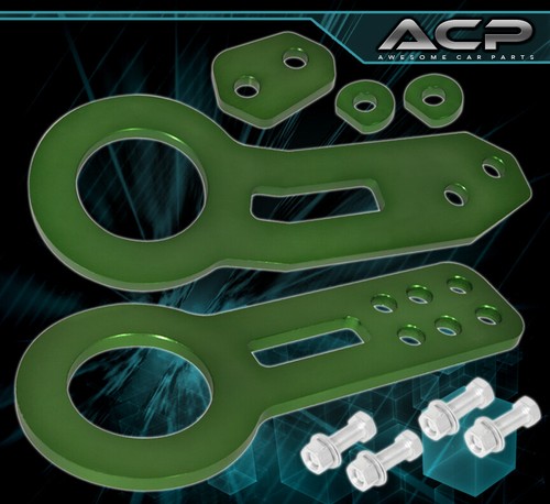 Universal Emergency Chassis Tow Towing Hook Trailer Aluminum Front+Rear ...