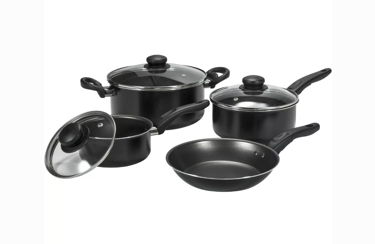 Mainstays Pots And Pans Mainstays By Walmart TRIO COOKWARE 3U