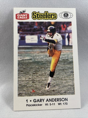 Gary Anderson Police Card Pittsburgh Steelers | eBay