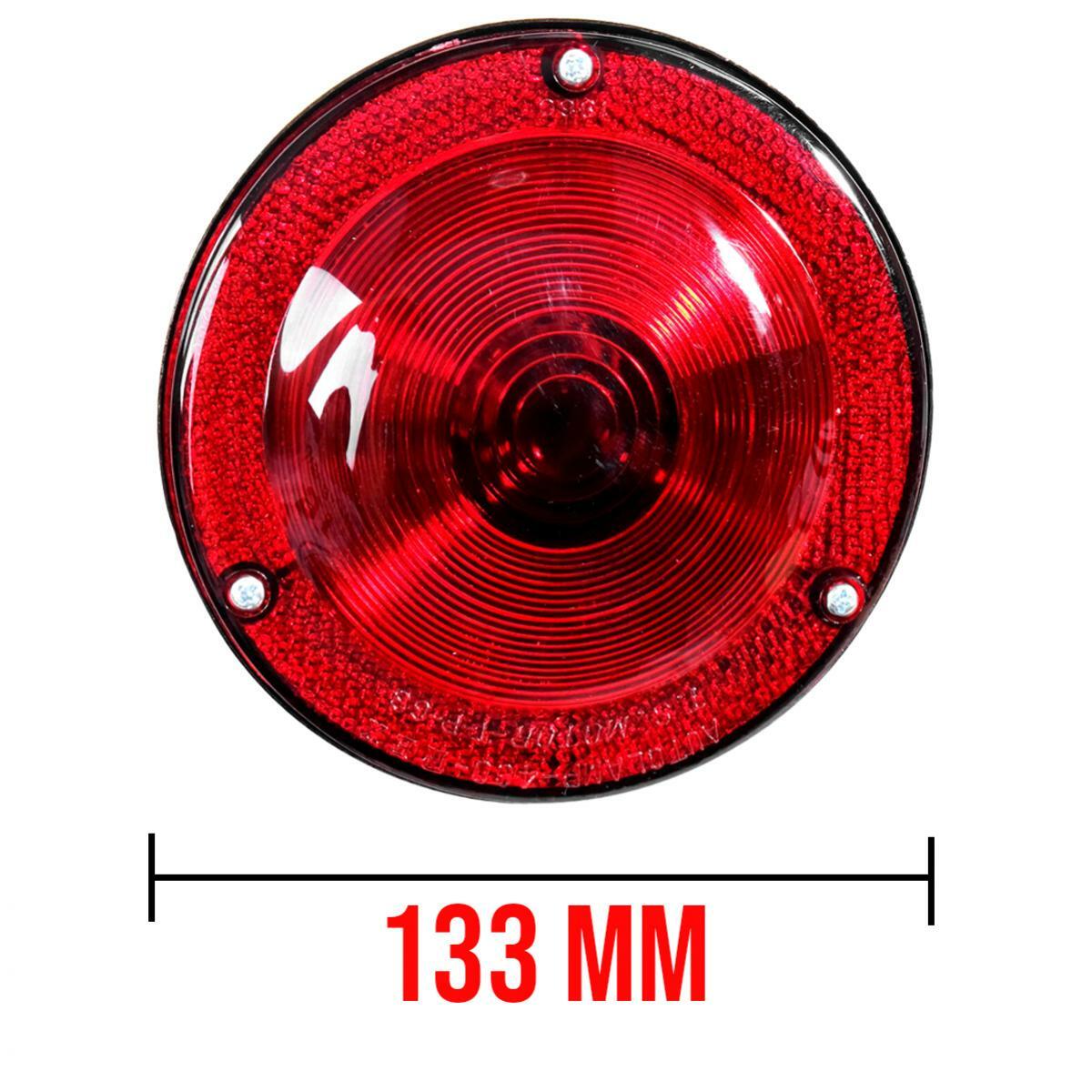 Fit 1945-1975 Jeep Willys CJ3 CJ5 CJ6 Rear Combination Tail Light RED ...