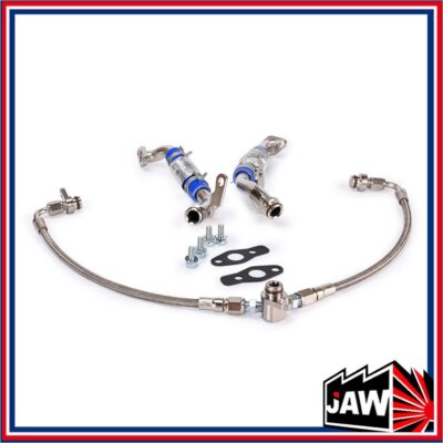 Turbo Oil Feed Return Line Pipe Kit BMW N54 3.0L 135i 335i 535i 735i ...