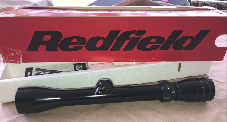 Redfield Gloss Rifle Scope 2x7 Magnification with Accu-Range Duplex ...