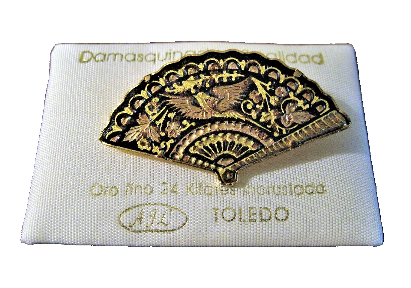 DAMASCENE GOLD OVERLAY (24k) "DOVE OF PEACE" PIN/BROOCH - NWT | eBay