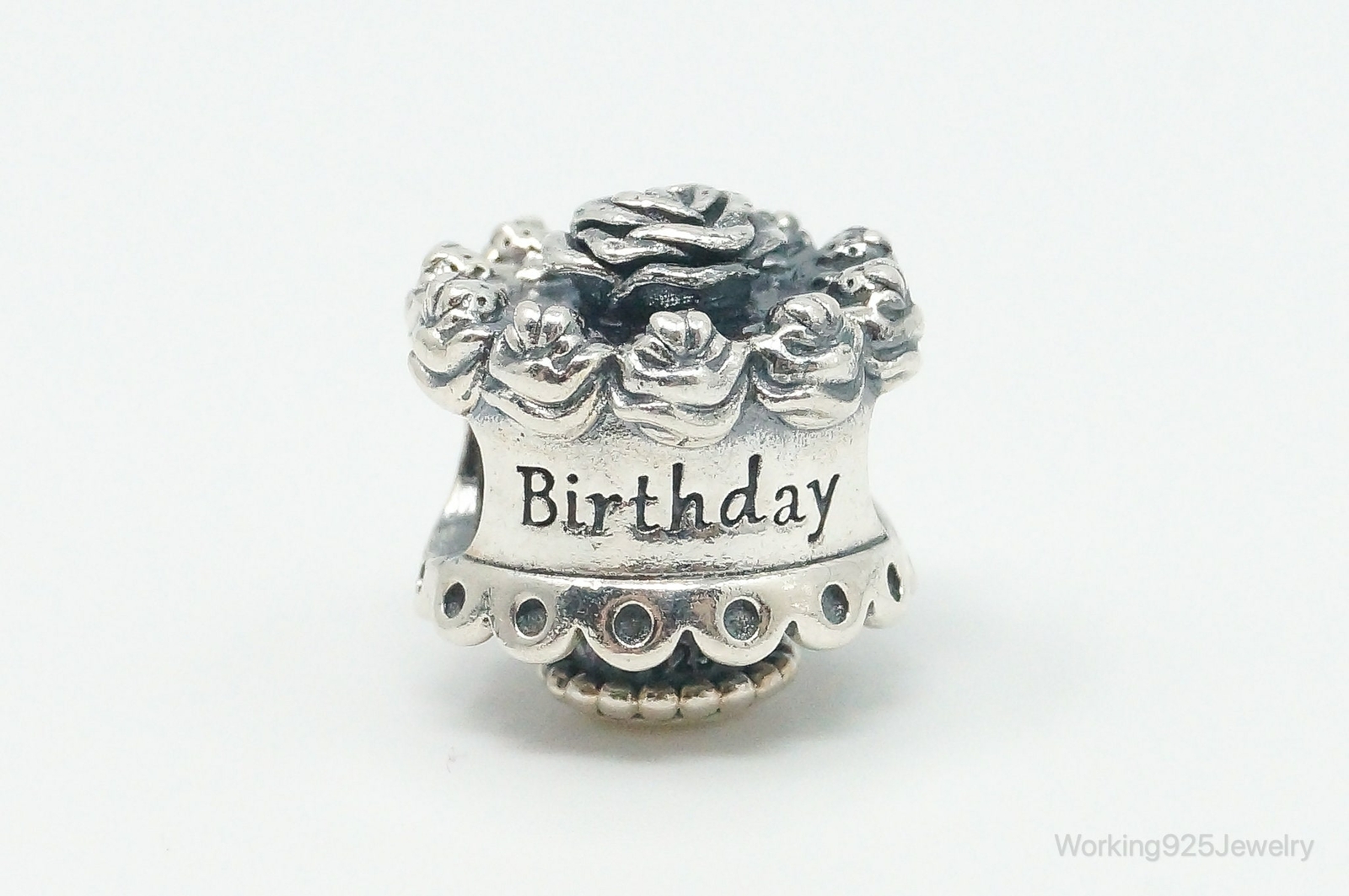 Authentic Pandora ALE Happy Birthday Cake Sterling Si… - Gem