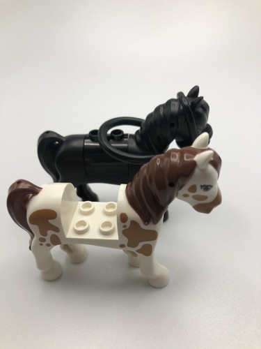 Lego Friends Minifigures Horses Pony Ponies Mini Fig Animal Pet Black ...