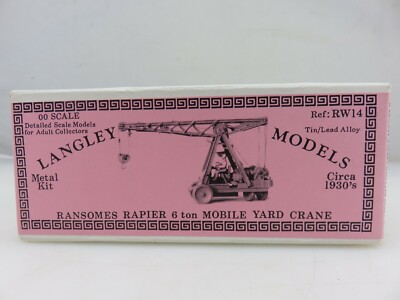 Langley Models RANSOMES RAPIER 6 TON MOBILE YARD CRANE OO Scale METAL ...