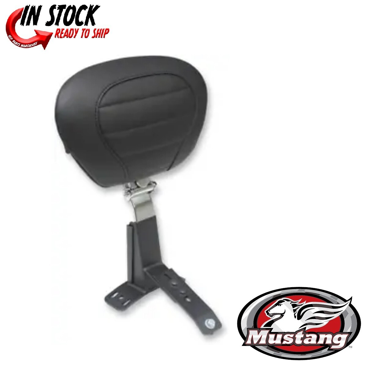 Mustang Driver Seat Backrest for Deluxe Super Touring Seat Harley FL 99 ...