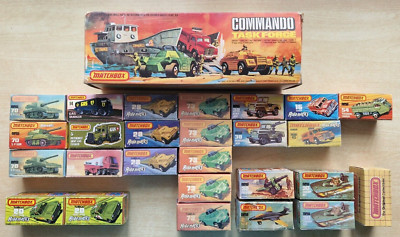 Matchbox War Related 30 Vehicle Collection Landing Craft/Armoured ...
