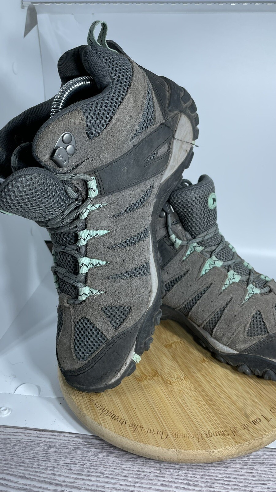 Merrell Boots Womens 9.5Accentor 2 Mid Ventilator Hiking Gray ...