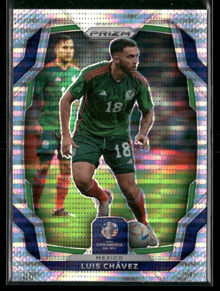 2024 Panini Prizm Copa America - Pulsar Prizm #132 Luis Chavez Mexico ...