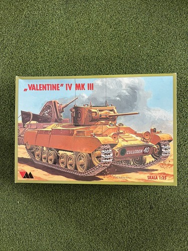 RPM VM VALENTINE IV MK III BRITISH TANK 1/35 Scale Plastic Model Kit ...