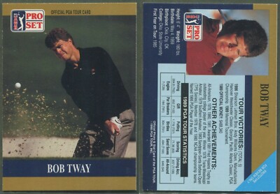 1990 Pro Set PGA Tour - Promo - Bob Tway - Smaller Logo Variation (a ...