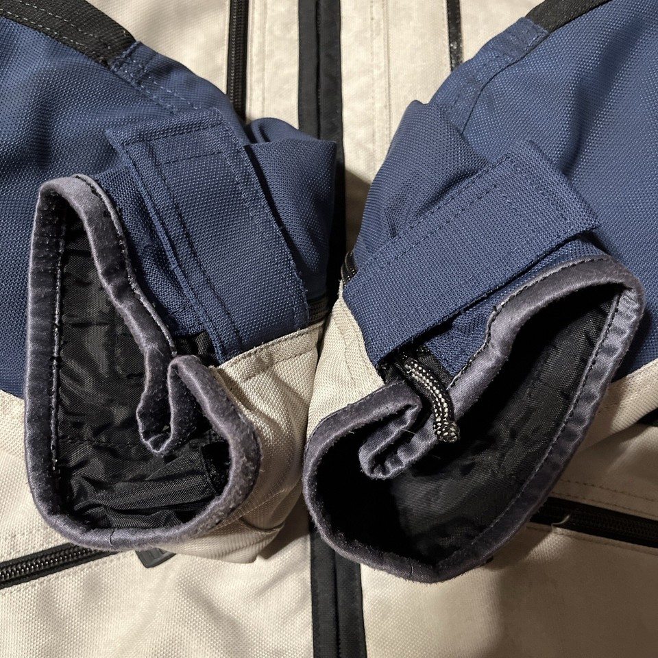 BMW Motorrad Women’s Santiago Textile Blue Gray Motorcycle Jacket Size ...