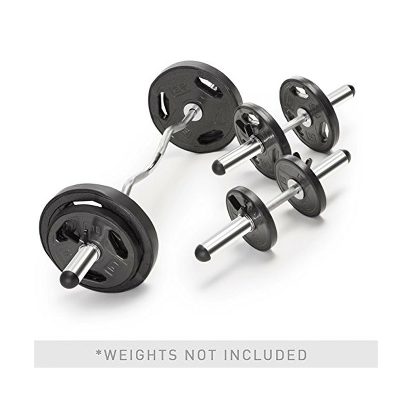 Olympic Curl Bar and Dumbbell Handle Set- Set of 3 Barbells Marcy for ...