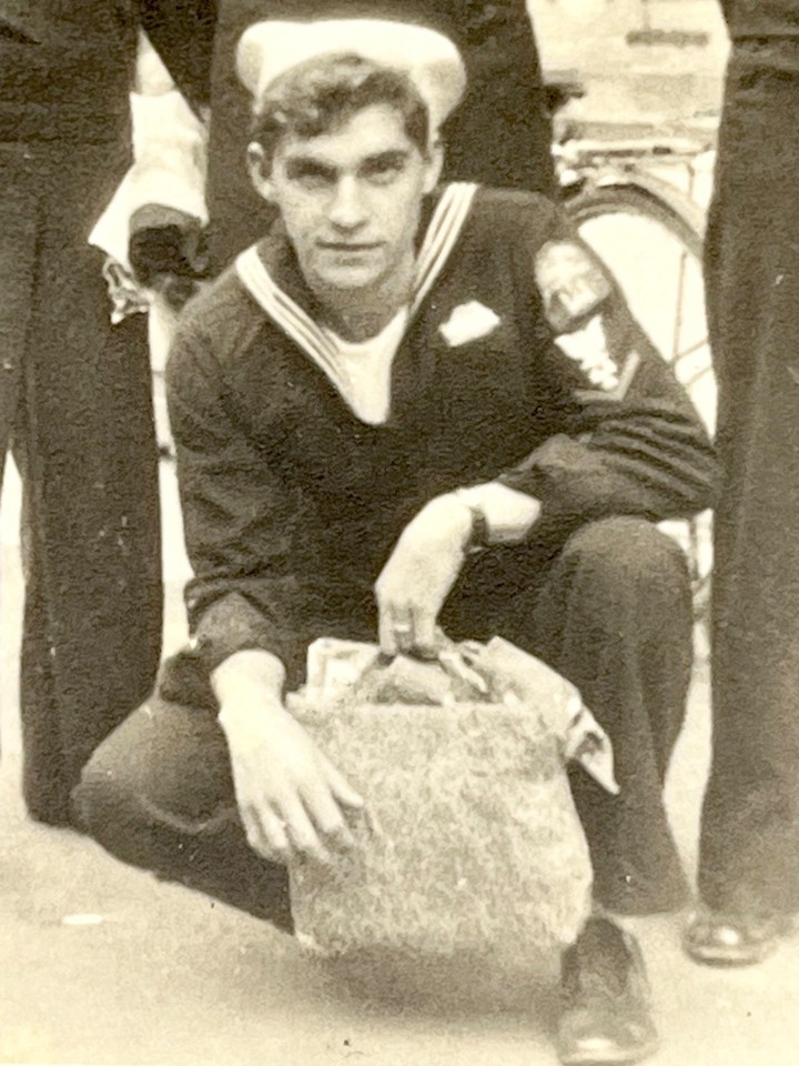1940s Group of Four Handsome US Navy Sailors in Uniform Vintage ...