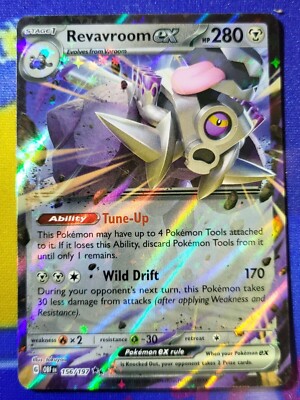 Pokemon TCG Scarlet & Violet Obsidian Flames Revaroom EX 156/197 NM | eBay