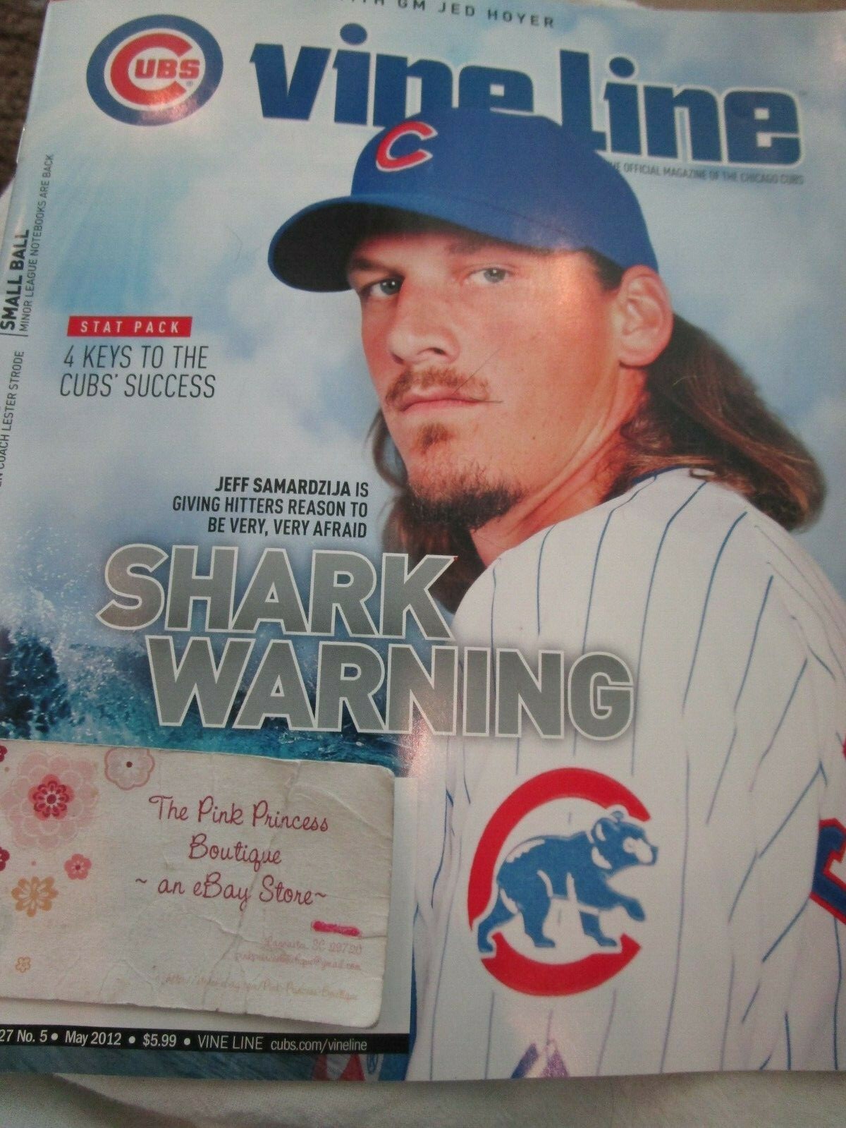 Chicago Cubs Vineline Vine Line Magazine May 2012 Official Magazine of ...