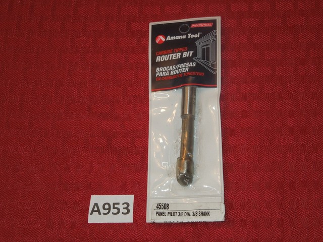 Amana 45508 Router Bit Carbide Tipped Panel Pilot Concave for sale ...