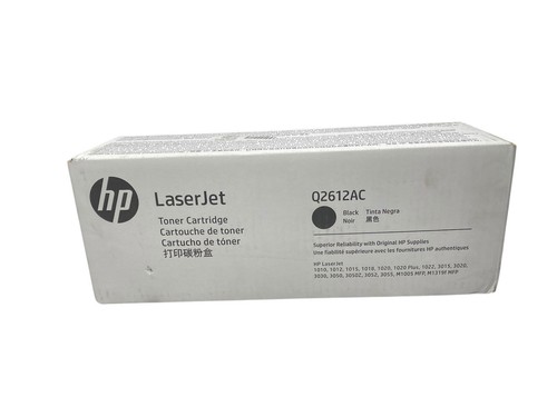 NEW HP Laserjet 12A (Q2612AC) Black Toner Cartridge | eBay