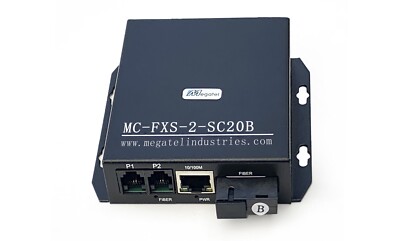 MC-FXS-2-SC20B, 2CH POTS Over Fiber Converter for SM 20Km & MM 2Km | eBay