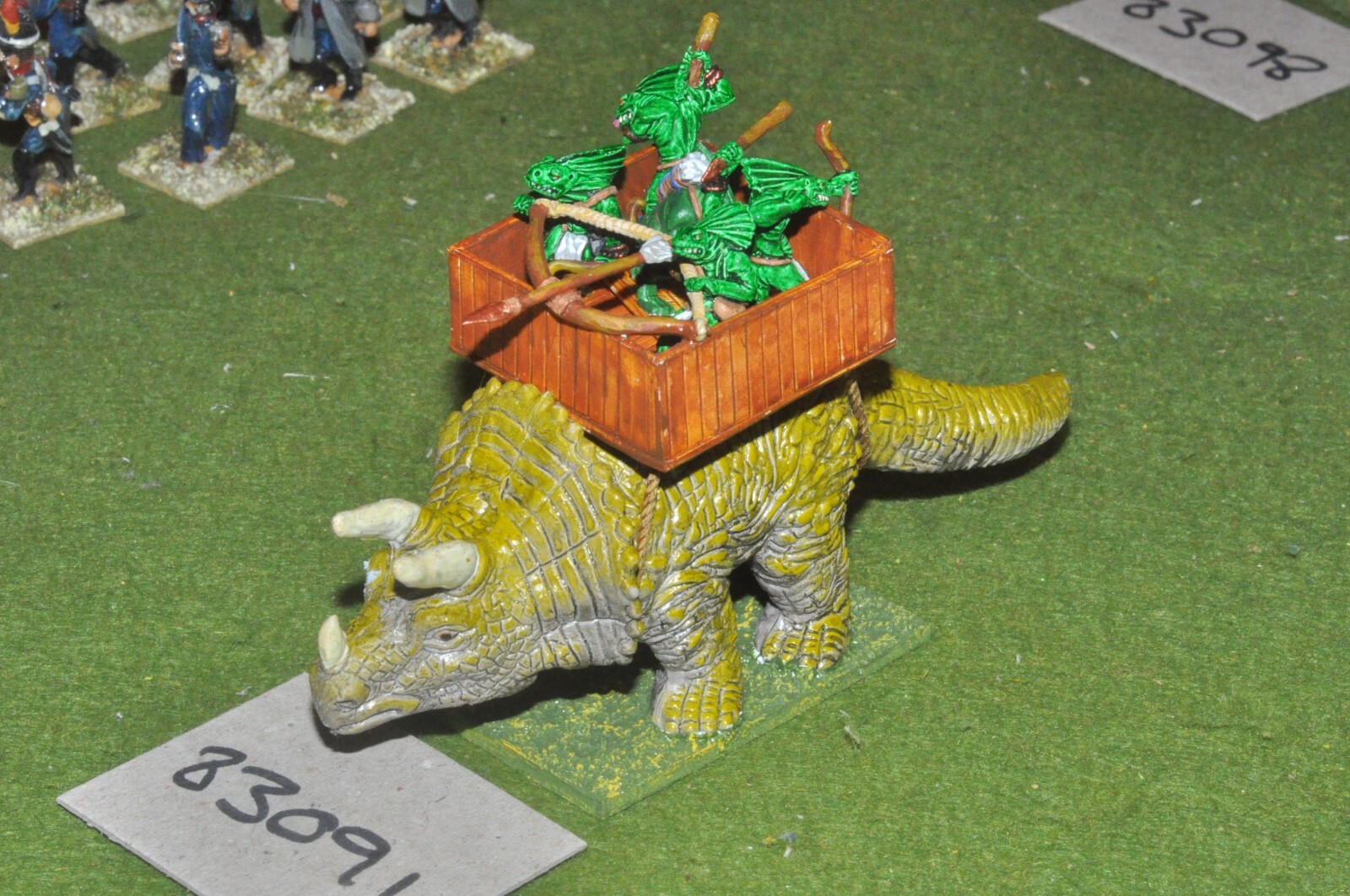 28mm fantasy lizard men stegadon &crew seraphon (metal) warhammer ...