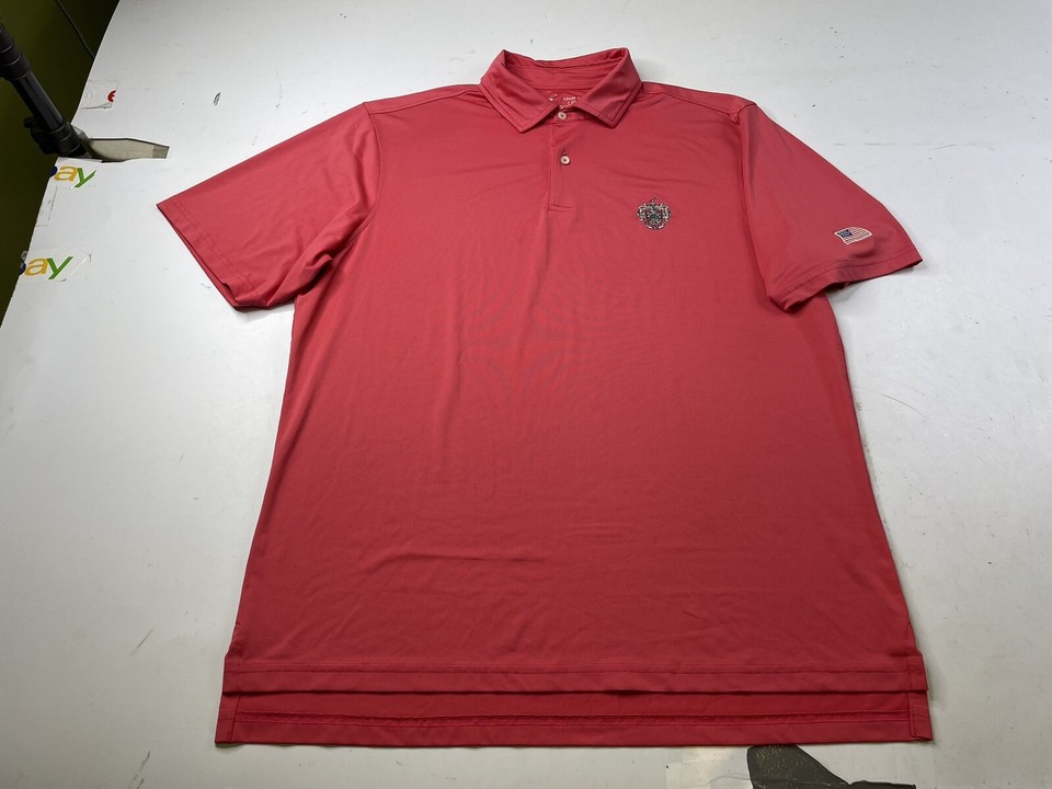 Fairway & Greene Men’s Trump National Golf Polo Shirt Pink Size XL USA ...