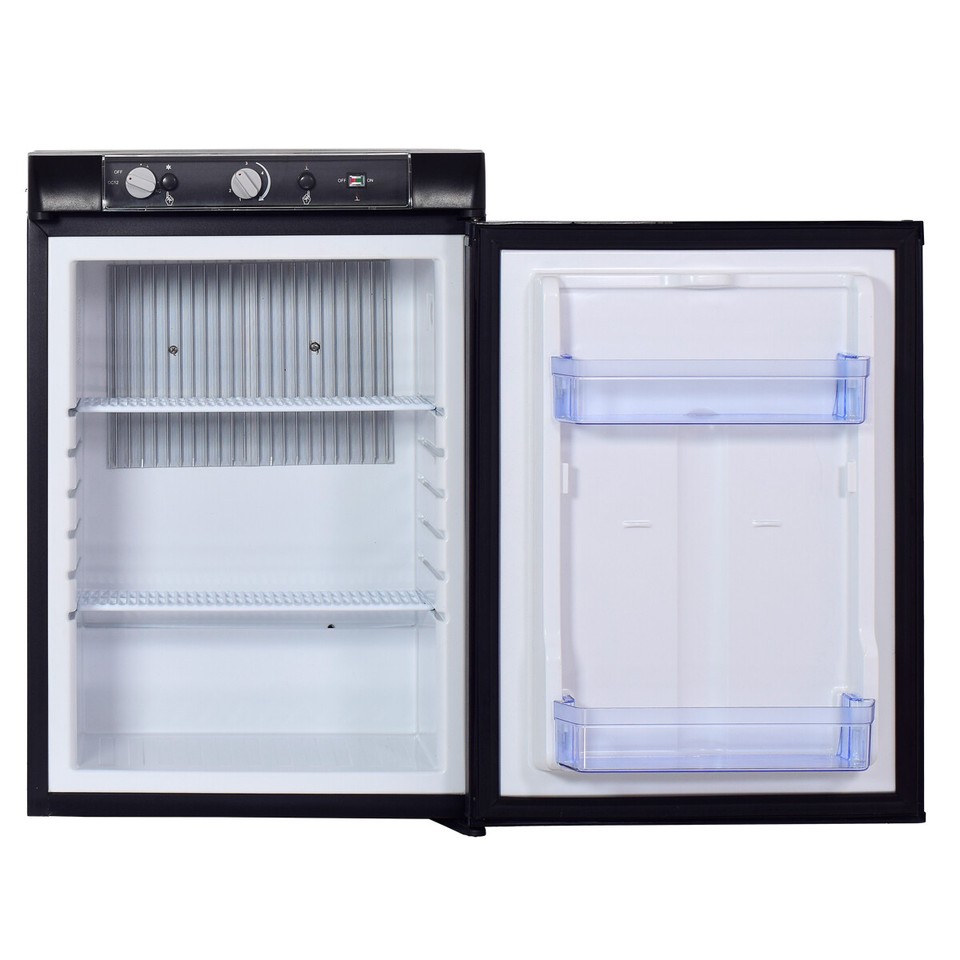 SMAD Propane Gas Fridge/ Freezer 12V/110V/LPG Refrigerator Camping ...