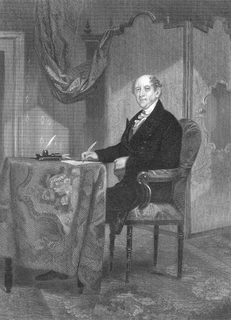 New York Senator RUFUS KING Anti Slavery Federalist ~ 1862 Art Print ...