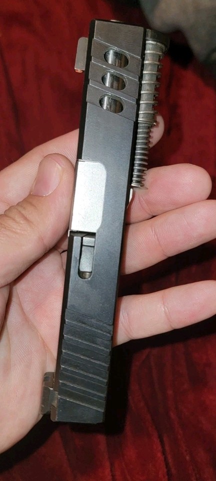 G26 Complete Slide Barrel internals, And RSA, Slide fits Glock 26 Gen 3 ...