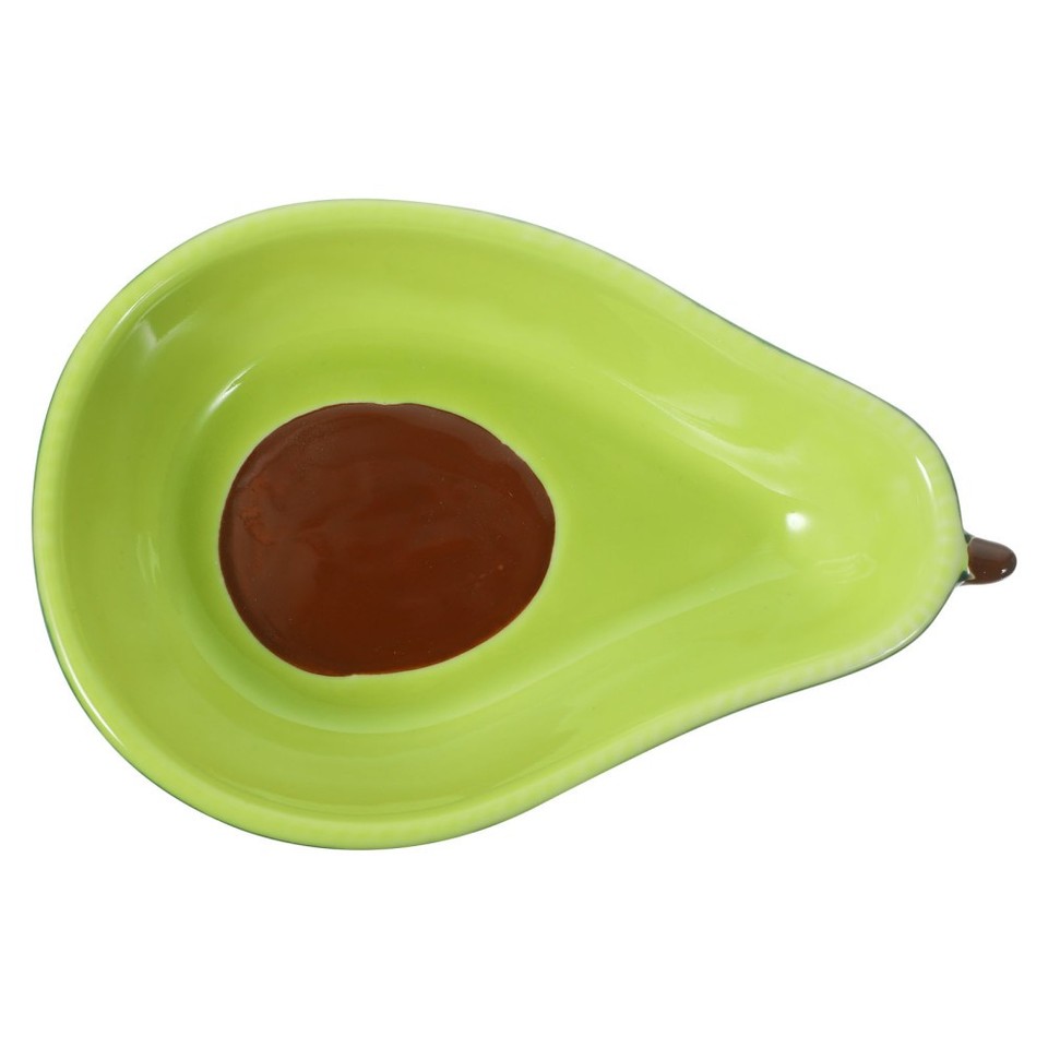 Avocado Bowl Ceramic Bowl Avocado Snack Plate Ceramic Serving Plate ...
