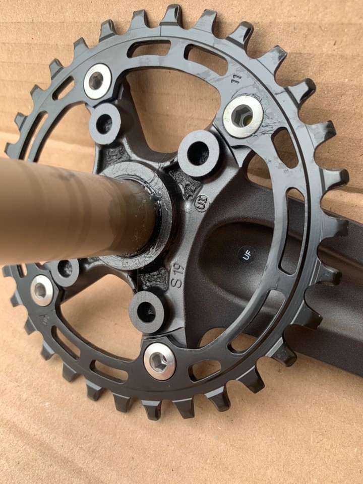 Shimano Deore FC-M5100-1 32t Single Chainset Hollowtech 2 10 11 Speed ...