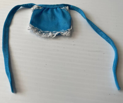 Original 1984 Mattel Barbie Dream Kitchen Blue Apron | eBay