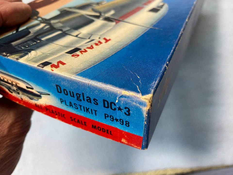 VINTAGE MONOGRAM DC-3 KIT# P9*98 CIRCA 1955 - BOX ONLY - BOX ONLY | eBay
