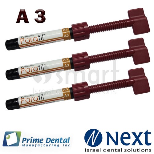 Lot x 3 Dental Parafil Zirconium composite universal restorative A3 ...
