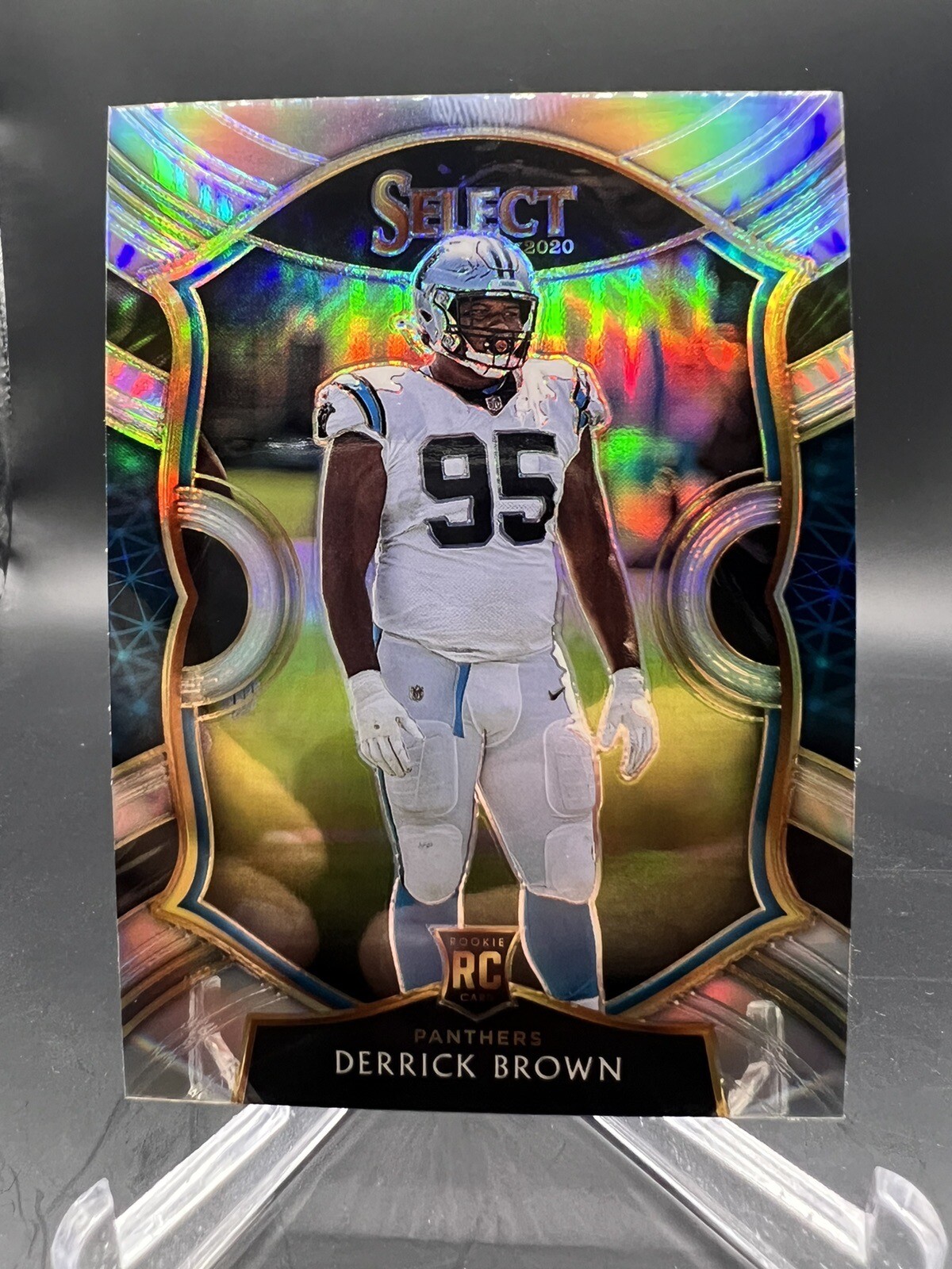 2020 Select Silver Derrick Brown Rookie Card 87 Football | eBay
