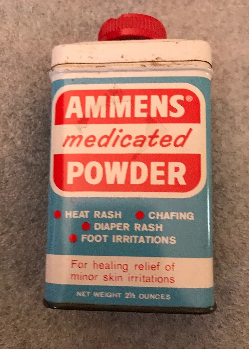 Vintage Ammens Medicated Powder Metal Tin, Grove Laboratories, 4” | eBay