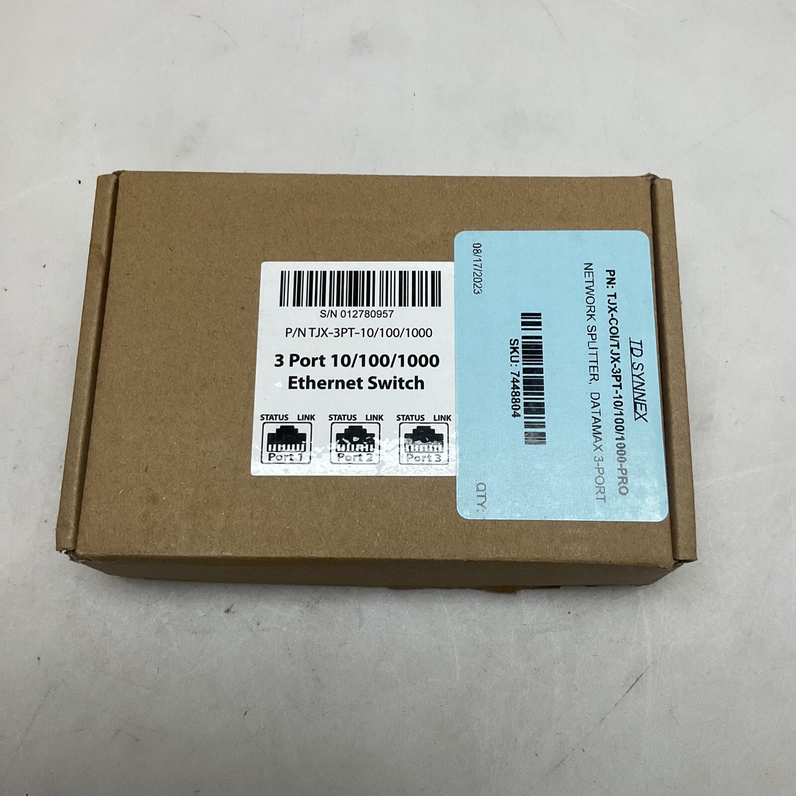 TD Synnex TJX-COI/TJX-3PT-10/100/1000-PRO Network Splitter Datamax 3 ...
