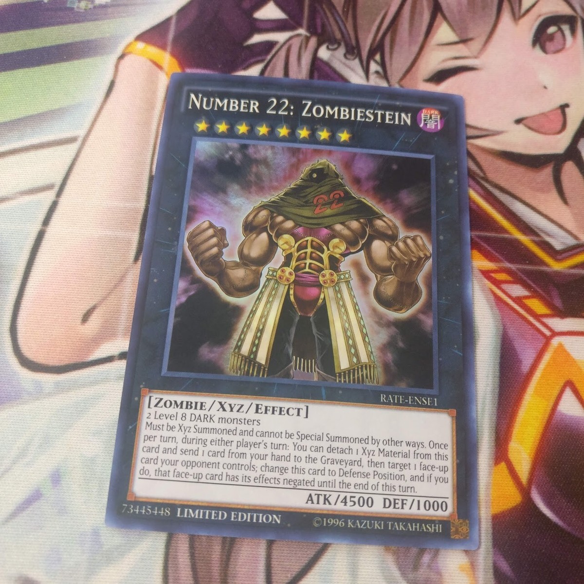 Yugioh Number 22 Zombiestein Rateense1 Super Rare For