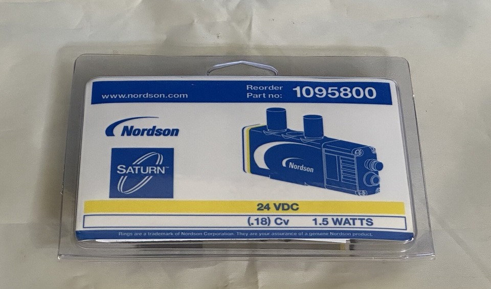 Nordson 1095800 24 VDC 1.5Watt Solenoid Saturn 1095800 “Hotmelt ...