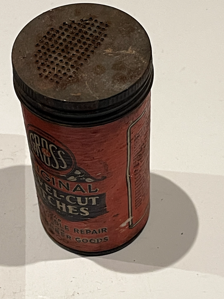 GROSS CAMEL TIRE PATCH TUBE OIL & GAS ADVERTISING CAN | eBay