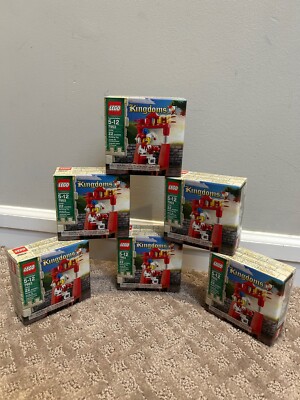 BNIB Lot of 6 Lego 7953 CASTLE KINGDOMS Court Jester Joker Clown ...